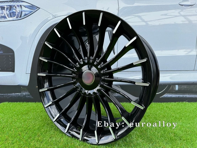 4 X 20 Inch 5x120/5x112 Alpina Style Gloss Black Wheels: Fits For BMW ...