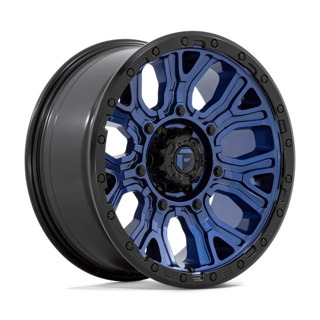 20X9 FUEL D827 Traction Dark Blue With Black Ring Wheel 6x5.5 (1mm) EUR ...