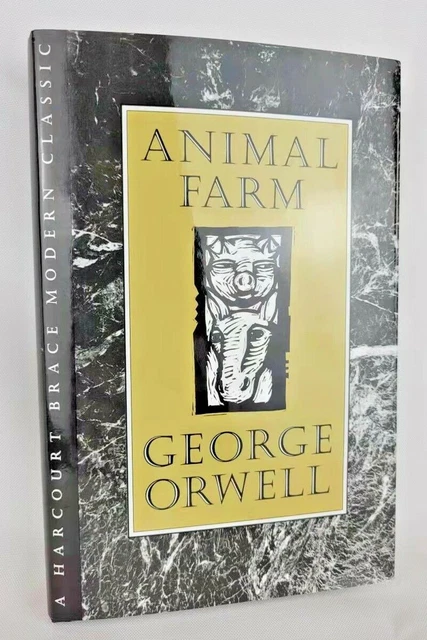 ANIMAL FARM BY GEORGE ORWELL Illustrated Modern Classics Hardcover ...