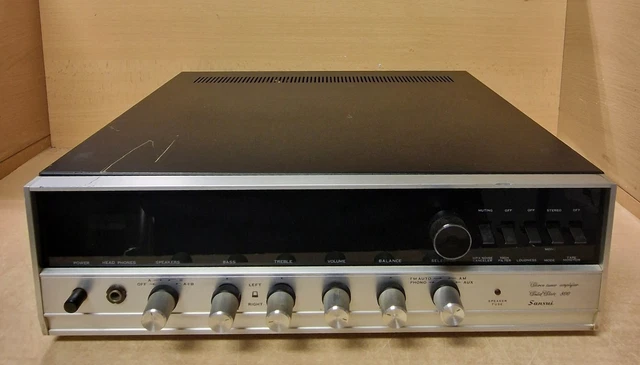 SANSUI 800 SOLID State Stereo Amplifier Tuner Hi-Fi Vintage *Parts or ...