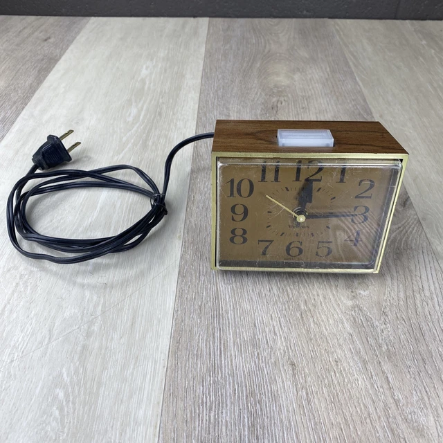 VINTAGE WESTCLOX DIALITE Electric Alarm Clock Model 22090-22540 Working ...