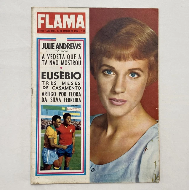 FLAMA MAGAZINE 1966 Julie Andrews Eusébio & Pelé on cover £22.90 - PicClick UK