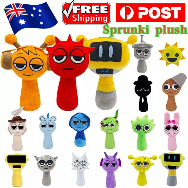 SPRUNKI PLUSH DOLL Simon Oren Wenda Sprunki Plushies Stuffed Figure ...