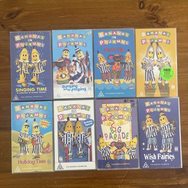 8X BANANAS IN Pyjamas VHS Bananas ABC Video 90s Bulk Lot Vintage $50.00 ...
