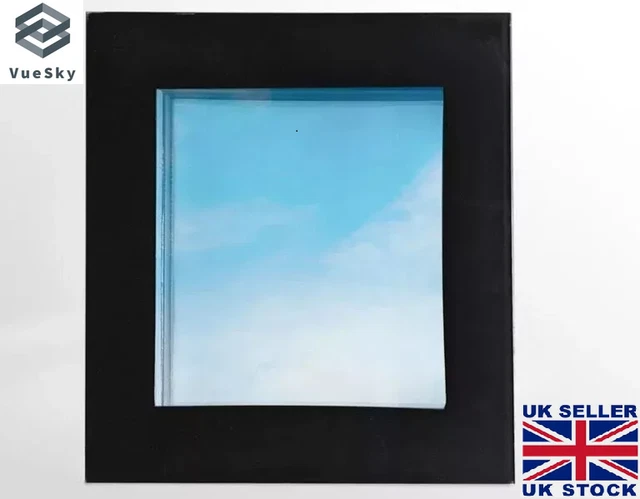 SKYLIGHT/ROOFLIGHT FIXED, FRAMELESS window triple glazed flat/pitched ...