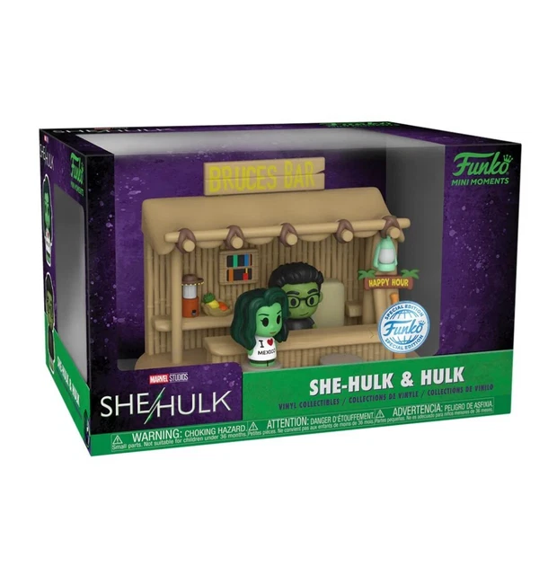 FUNKO POP! MINI Moment She-Hulk & Hulk: She-Hulk Vinyl Figure Marvel ...