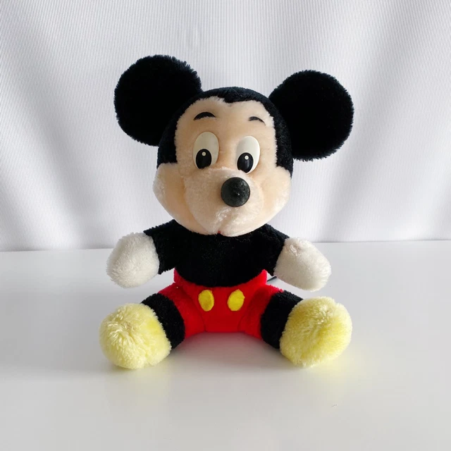 MICKEY MOUSE DISNEY Tokyo Disneyland Vintage 80's Stuffed 7" Plush Toy ...