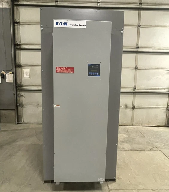 800 AMP EATON Automatic Transfer Switch N1 Enclosure Catalog Number ...
