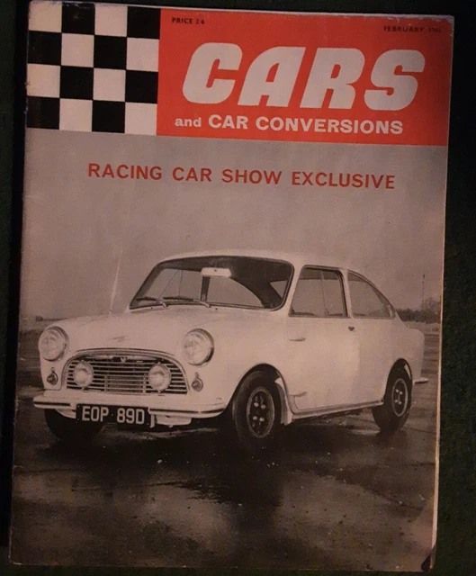 CARS AND CAR conversions magazine February 1966 Broadspeed GT 2 TUNING ...