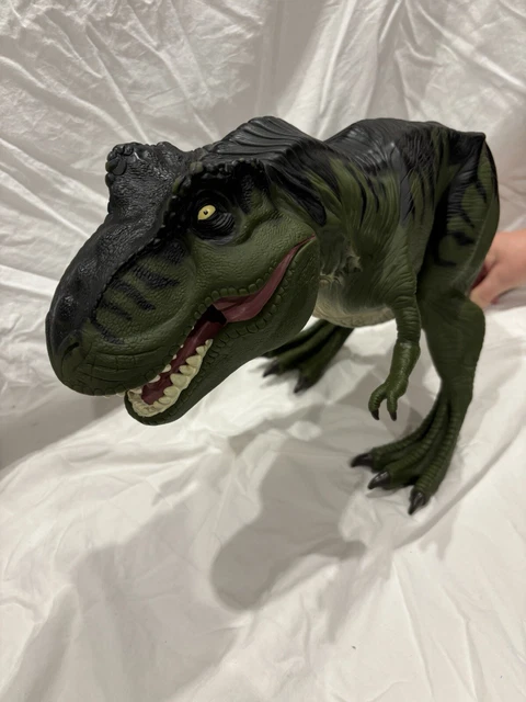 THE LOST WORLD Jurassic Park T-Rex Super Action Full Body Puppet 1996 ...