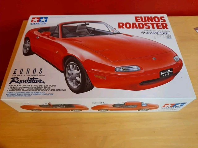 TAMIYA MAZDA EUNOS Roadster Plastic Model Kit 24085 Scale 1:24 Highly ...