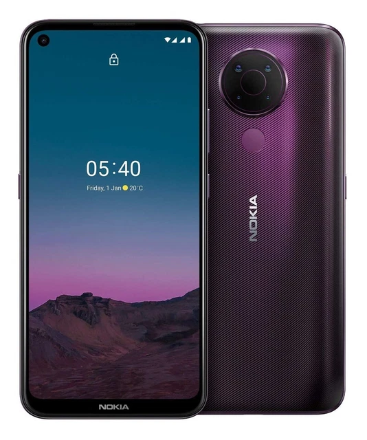 NOKIA 5.4 TA-1337 Mauve 4GB/64GB 16,2cm (6,39Zoll) 48MP Ki Android ...