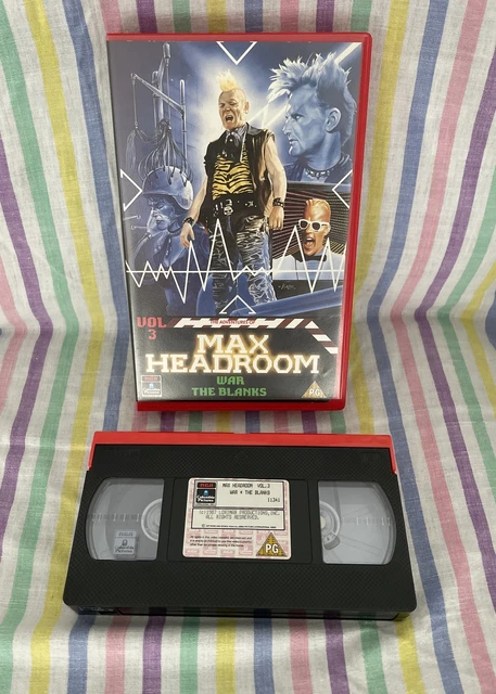 VHS VIDEO TV Vintage The Adventures of Max Headroom Volume 3 War & The ...