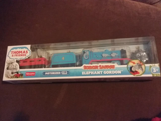 THOMAS AND FRIENDS Motorized sodor safari elephant Gordon train - bnib ...