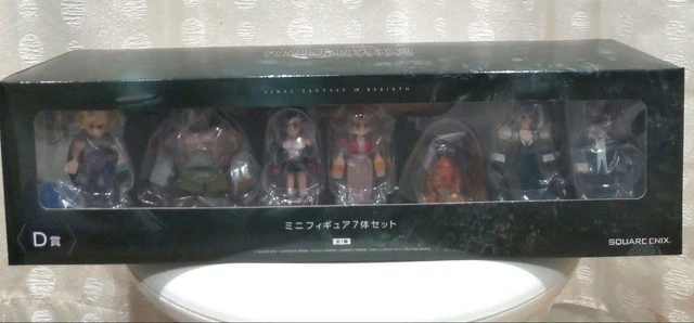 FINAL FANTASY VII Polygon Figure Set of 7 Kuji Remake SquareEnix w/Box ...