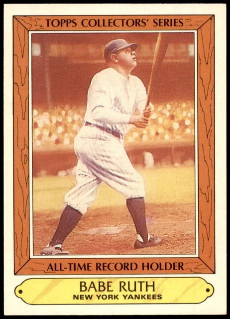 PORTE-RECORD DE TOUS les temps Babe Ruth #31 1985 Topps Woolworth EUR 1 ...