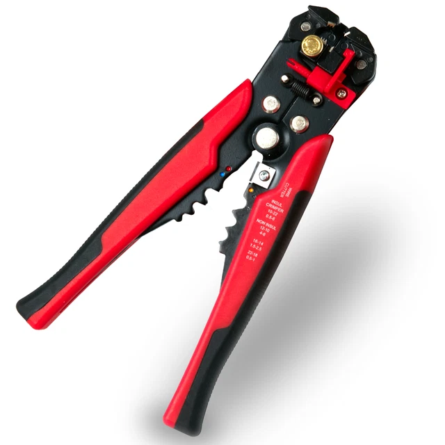 AUTOMATIC CABLE WIRE Crimper Crimping Tool Stripper Plier Cutter Self ...