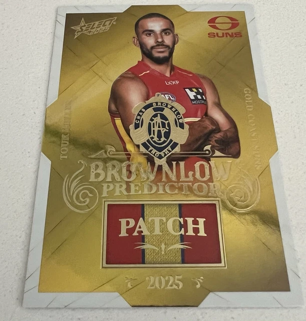 AFL FOOTY STARS 2025 Brownlow Predictor Patch Card – Touk Miller – Gold ...