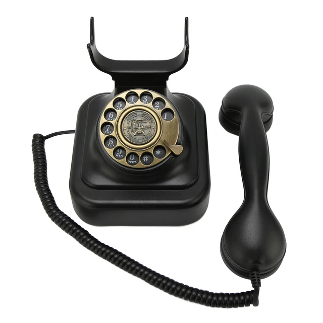RETRO LANDLINE TELEPHONE Classic Old Style Retro Landline Desk Phone ...
