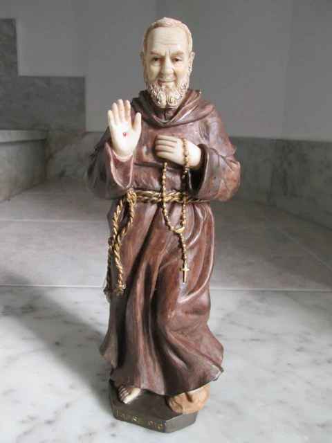 STATUETTA IN RESINA Di San Padre Pio Da Pietralcina EUR 12,00 - PicClick FR