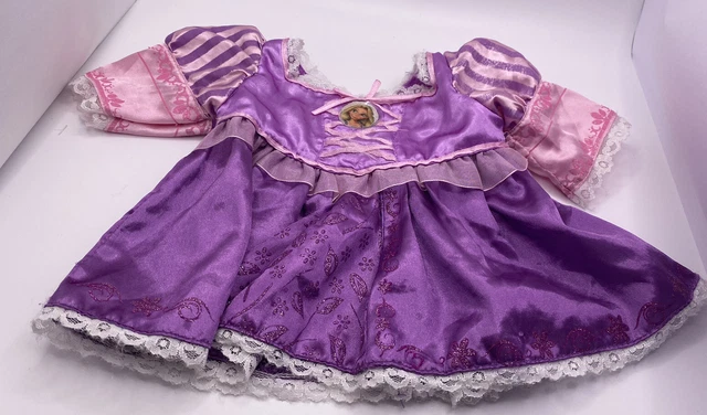 BUILD A BEAR Disney Princess Rapunzel Tangled Purple Gown Dress Teddy ...