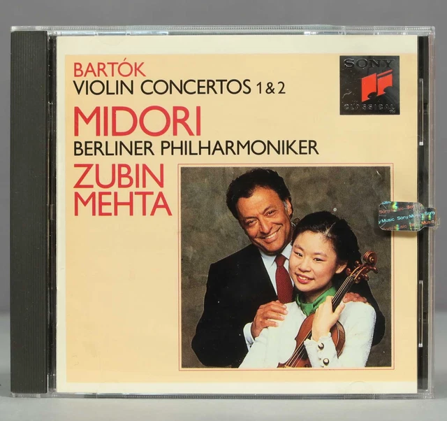 CD. BARTOK. VIOLIN Concertos 1 And 2. Midori. Mehta EUR 6,00 - PicClick FR