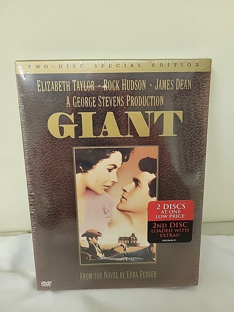 GIANT (DVD TWO-DISC Special Edition) Elizabeth Taylor Rock Hudson James ...