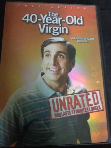 THE 40-YEAR-OLD VIRGIN DVD 2005 Full Screen Unrated PAUL RUDD STEVE ...