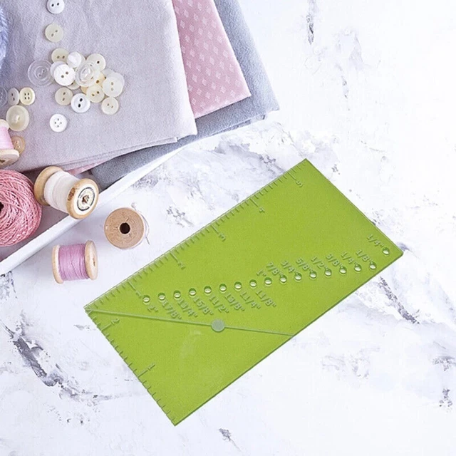 RULERS PERFORATED SEAM Sew Allowance Ruler DIY Allowance Ruler Seam ...