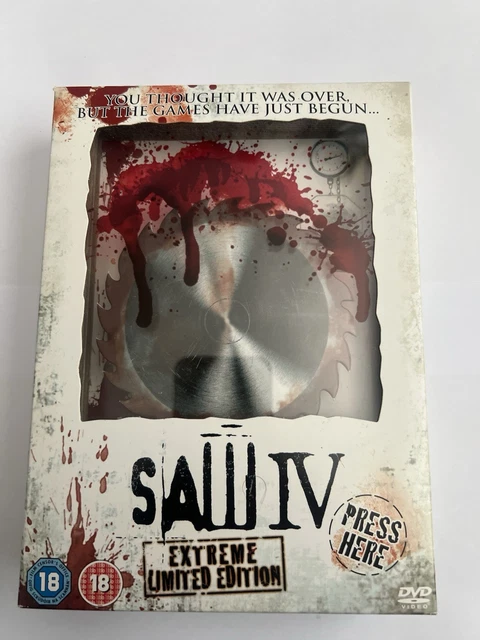 SAW IV DVD Extreme Limited Edition £6.69 - PicClick UK