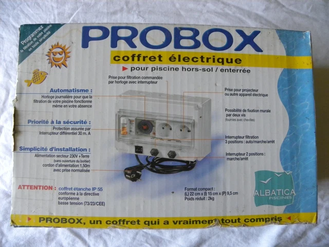 COFFRET ÉLECTRIQUE POUR piscine hors sol ou enterrée PROBOX IP55 EUR 90,00 - PicClick FR