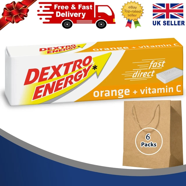 DEXTRO ENERGY DEXTROSE Glucose Fast Acting Orange Tablets 47g - Pack Of ...