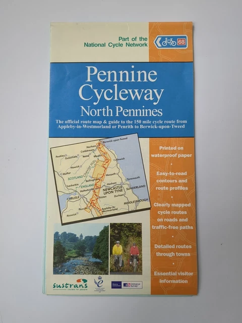 PENNINE CYCLEWAY NORTH Pennines: Sustrans Official Map and Guide ...
