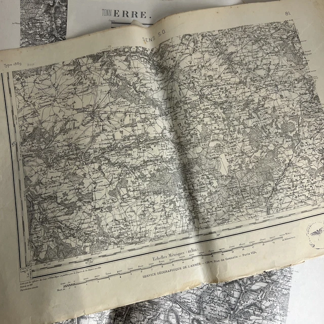 VINTAGE WW2 GERMAN Invasion Map of France With Stamp X5 £45.00 ...