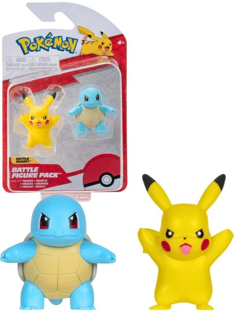 POKEMON BOÎTE 2 Mini Figurine 5cm Pikachu Et Squirtle Originaux ...