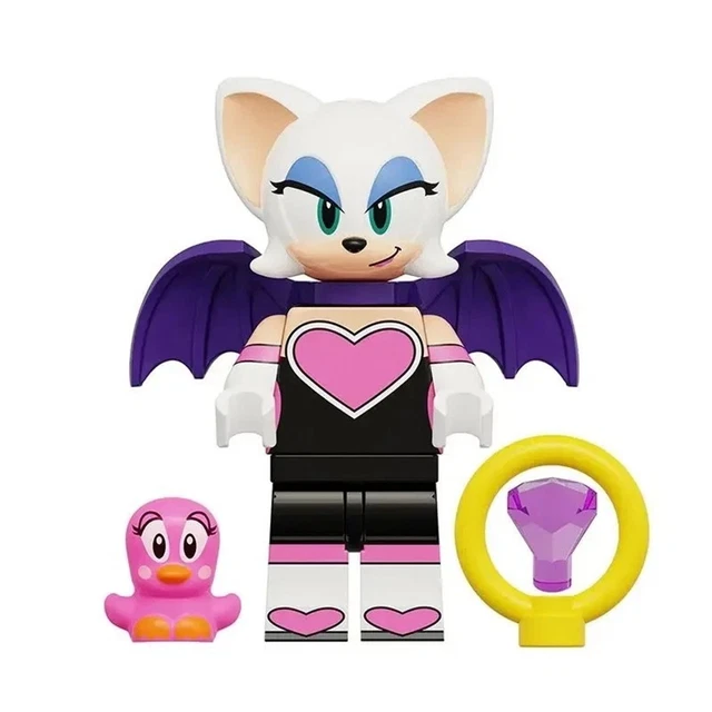 8X CUSTOM SONIC The Hedgehog Knuckles Video Game Hero MiniFigures Toy ...