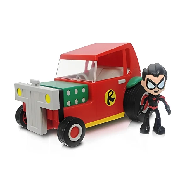 FIGURA DE ACCIÓN DC Comics Teen Titans Go! 3" Robin Con Vehículo EUR 58 ...