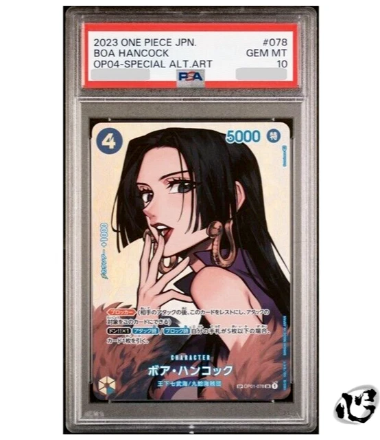 PSA 10 ONE PIECE Gioco di carte OP04 OP01-078 Boa Hancock Arte alternativa... EUR 288,16 ...