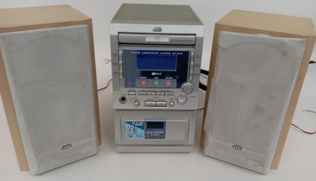JVC HI-FI MICRO Component System With 2 Speakers CA-UXM5R Beige Sound ...