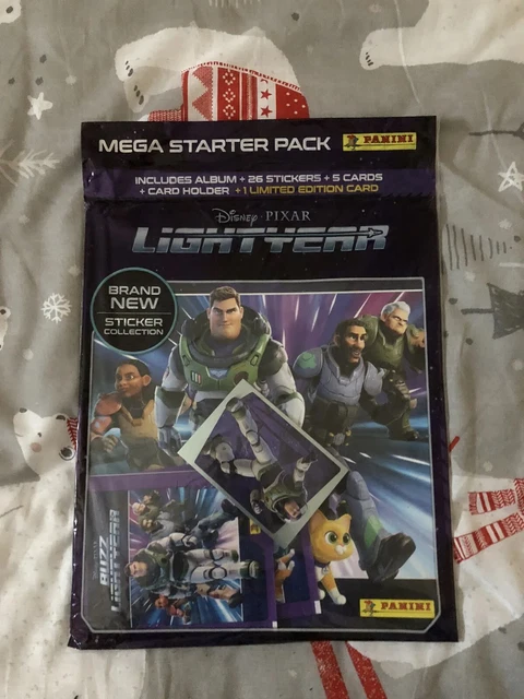 **BUZZ LIGHTYEAR DISNEY Pixar Uk Panini Sticker Album 2022 Mega Starter ...