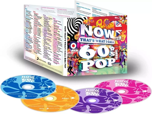NOW THAT’S WHAT I Call Music 60s Pop NEW SEALED 4xCD £7.85 - PicClick UK