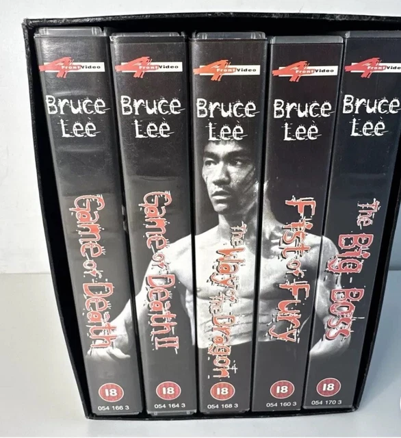 BRUCE LEE VHS box set £15.00 - PicClick UK