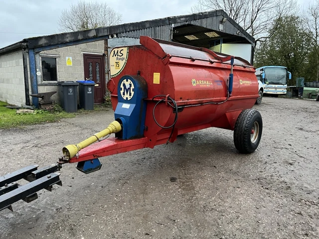 MARSHALL 75 ROTOR Spreader. Tractor Loader Dung Trailer Tanker JCB Mf £ ...
