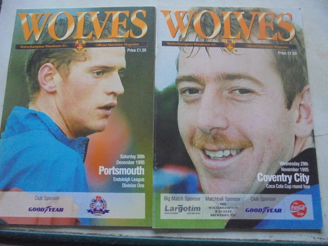 18 WOLVES HOME Programmes from 1990's SEE LIST £13.97 - PicClick UK