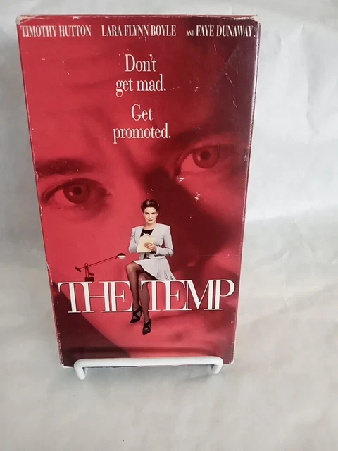 THE TEMP (VHS, 1993) Lara Flynn Boyle, Faye Dunaway, Timothy Hutton ...