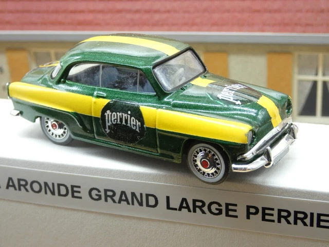 SIMCA ARONDE GRAND LARGE 1/43 Transformation PUB PERRIER Boite Modèle ...