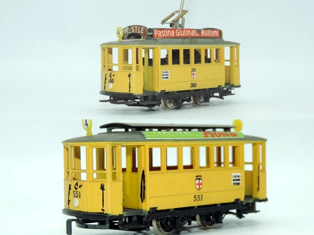 RIVAROSSI H0 - 1962 Milan tram type "Edison" - engine and towed £250.36 ...