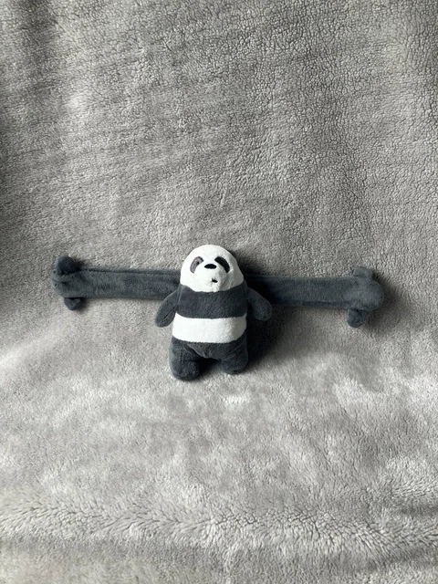 MINISO CARTOON NETWORK We Bare Bears Panda Pan-Pan Soft Plush Snap Band ...