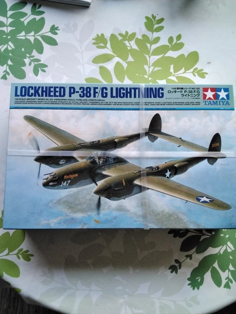 TAMIYA 61120 LOCKHEED P-38 F/G Lightning Modellflugzeug Bausatz 1:48 EUR 50,00 - PicClick DE