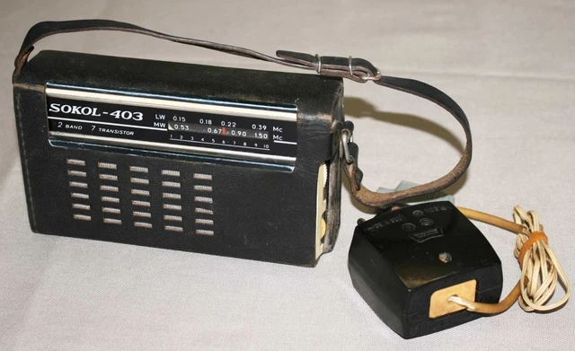 RADIO TRANSISTOR VINTAGE SOKOL mod. 403 (1972 /80) URSS sovietic radio ...